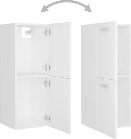 Koupelnová sestava bílá kompozitní dřevo 3070910