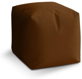 Sablio Taburet Cube Hnědá: 40x40x40 cm