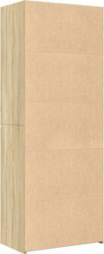 Skříň highboard dub sonoma 70 x 41 x 185 cm kompozitní dřevo 3281689