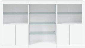 Příborník s LED osvětlením bílý 181,5 x 37 x 100 cm 3209177