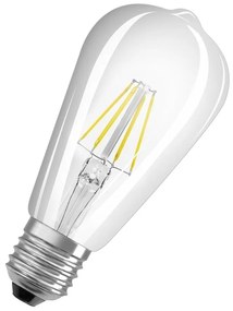 LED žárovka s redukcí modrého světla E27 5,8 W EDISON, teplá bílá