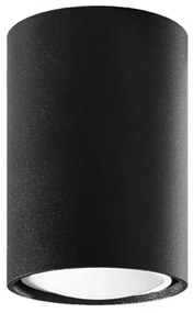 Stropní svítidlo Lagos, 1x černé kovové stínítko, (10 cm)