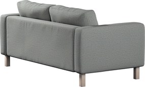 Potah na pohovku IKEA  Karlstad 2-místná, nerozkládací, krátký barva modrá látka pletený vzor