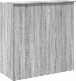 Recepční stůl šedý sonoma 100x50x103,5 cm kompozitní dřevo 3324165
