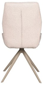 LABEL51 Jídelní židle COMFY bouclé světlá DX-74.001