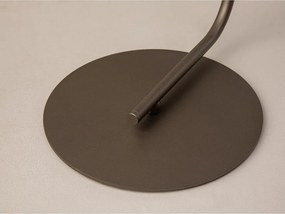 Hnědá kovová stolní lampa (výška 42 cm) Nocte – Micadoni