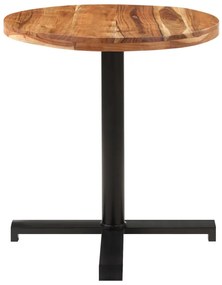 vidaXL Balkonový stolek kulatý Ø 70 x 75 cm masivní akáciové dřevo