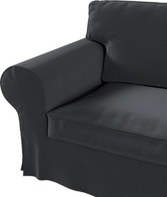 Potah na pohovku IKEA Ektorp 2-místná s lenoškou barva šedá látka sametová