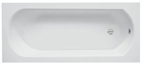 Besco Akrylátová obdélníková vana Intrica Slim 150x75 (160x75, 170x75) Barva: Bílá, Rozměry (cm): 150x75