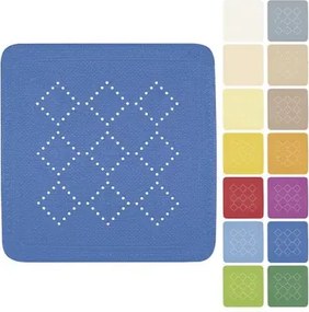 Spirella ALASKA protiskluzová podložka do sprchy modrá / PVC / 55 x 55