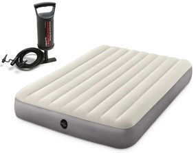 Nafukovací matrace INTEX 64103 203x152x25 cm s pístovou pumpou pro pohodlný spánek a kempování