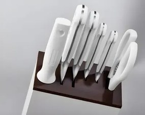 Wüsthof Classic White / Blok s noži / 6 ks / nůž na chléb / Solingen