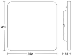 Steinel - LED Stmívatelné svítidlo se senzorem RSPROR30QplusSC 23,9W/230V 3000K