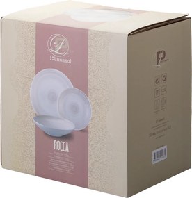 Sada talířů 12 ks — Premium Platinum Line Rocca - 490180