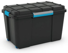 Černý plastový úložný box s víkem 73,5x44,5x46 cm Scuba Box – KIS