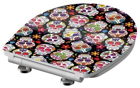 Eisl Sanitär WC prkénko Duroplast Soft Close Crazy Skull High Gloss 82586 - wc_eis_82586