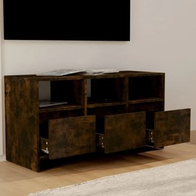 TV skříňka kouřový dub 102 x 37,5 x 52,5 cm kompozitní dřevo - Default Title