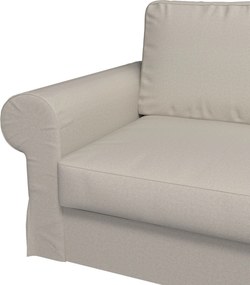 Potah na pohovku IKEA Backabro,  3-místná, rozkládací barva šedá látka pletený vzor