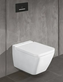 VILLEROY & BOCH Villeroy &amp; Boch ViConnect : 300S ovládací tlačítko k WC, Black Matt, 922169AN