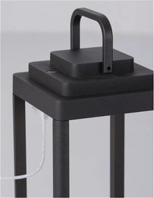 NV 9922350 Venkovní stolní lampa FIGI antracitový hliník LED 2W 3000K 5V DC 108st. IP65 dotykový vypínač / baterie / USB kabel / stmívatelné - NOVA LUCE