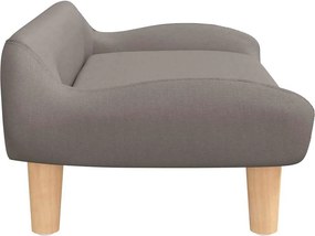 Pelíšek pro psy taupe 70 x 40 x 24 cm textil 171949