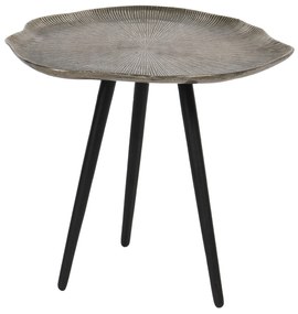 Asymetrický odkládací stolek s vlnitým okrajem Gahariet - 42*38*46 cm