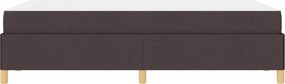 Rám postele Tmavě hnědá 120 x 200 cm textil 3398930