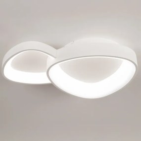 Stropní designové LED svítidlo Organic White 58