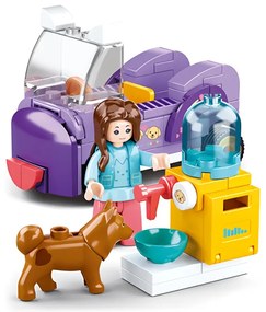 Sluban Girls Dream M38-B0970F Autíčko s krmítkem pro pejsky
