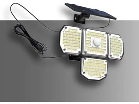 Immax 08499L - LED Solární nástěnné svítidlo se senzorem LED/5W/5,5V IP44