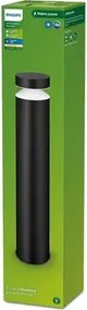 Philips Laven černá / Venkovní sloupkové svítidlo / 6 W / 720 lm / 270