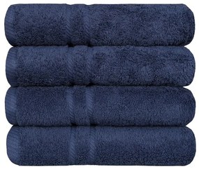 SCANquilt bavlněný ručník COTTONA tmavě modrá osuška 70 x 140 cm