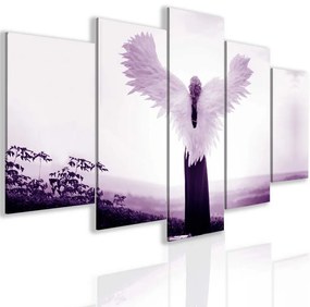 Malvis ® Pětidílný andělský obraz Velikost: 200x100 cm
