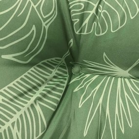 vidaXL Poduška na palety 50 x 40 x 12 cm textil [360554] Barva: Zelená
