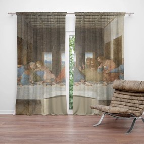 Sablio Závěs Poslední večeře - Leonardo da Vinci: 2ks 140x250cm