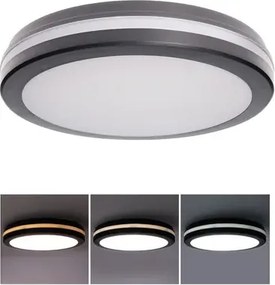 Solight Gari černá / LED osvětlení / 26W / 2340lm / 3CCT / IP65 / 30cm