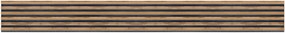 In-Design Dekorativní akustický obkladový panel 270×30 s filcovou podložkou Obkladový panel: Barva: Ořech