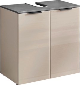 XXXLutz SKŘÍŇKA POD UMYVADLO, kašmírová, antracitová, kašmírová, 60/60/35 cm Venda - Koupelnové série - 001279034601