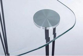 Pracovní stůl se skleněnou deskou 60x120 cm Rondo – Bizzotto