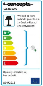 4concepts Designová stolní lampa RAVENNA TRANSPARENT