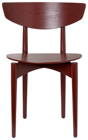 FERM LIVING Jídelní židle Herman Wood, Red Brown