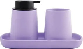 MSV MAONIE dávkovač mýdla matně fialový / keramika / 350 ml