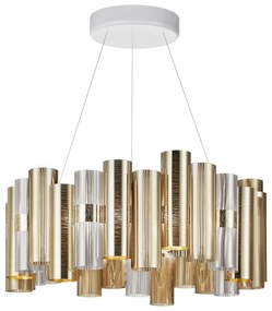 Slamp La-Lollo Gold suspension L, designové závěsné svítidlo, 80W LED 2700K stmívatelné, průměr 80cm