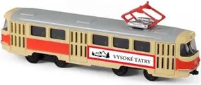 RAPPA 226944 Kovová retro tramvaj 16 cm VYSOKÉ TATRY / od 3 let