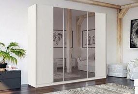 Casarredo - Komfort nábytek Šatní skříň WATERLOO 250 bílá