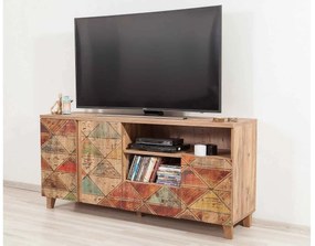 Designový TV stolek Aaralyn II 160 cm borovice atlantská