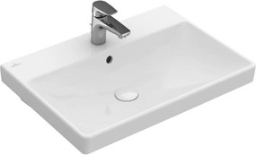 Villeroy & Boch Avento umyvadlo 60x47 cm otvor pro baterii uprostřed 41586001 GLACERAAVU117