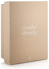 Svatební skleničky na sekt Porcelain 2 ks