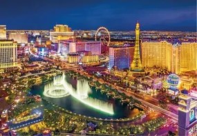 CLEMENTONI Puzzle Las Vegas / 6000 dílků / 168,6 x 118,4 cm