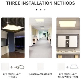 Aigostar - LED Podhledový panel LED/40W/230V 6500K 60x60cm bílá